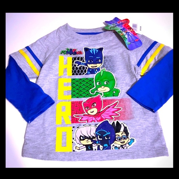 Shirts & Tops | Pj Masks Heroes Long Sleeve Tee | Poshmark